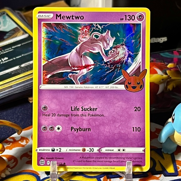 Pokemon | Toys | Pokemon Mewtwo Holo Halloween 222 Mint | Poshmark